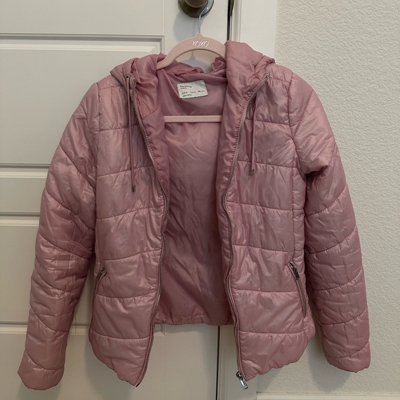 Bershka | Jackets & Coats | Cute Light Pink Jacket | Poshmark